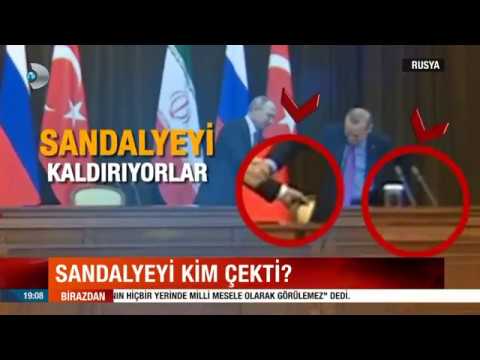 Putin Erdoğan'ın Sandalyesini İtti Düşürdü .