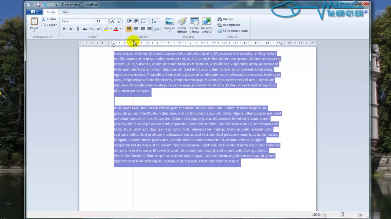 Curso Windows 7 Cap 9 8 La nueva interfaz de Wordpad - YouTube