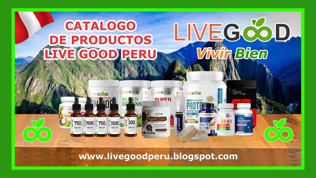 CATALOGO DE PRODUCTOS LIVE GOOD PERU - YouTube