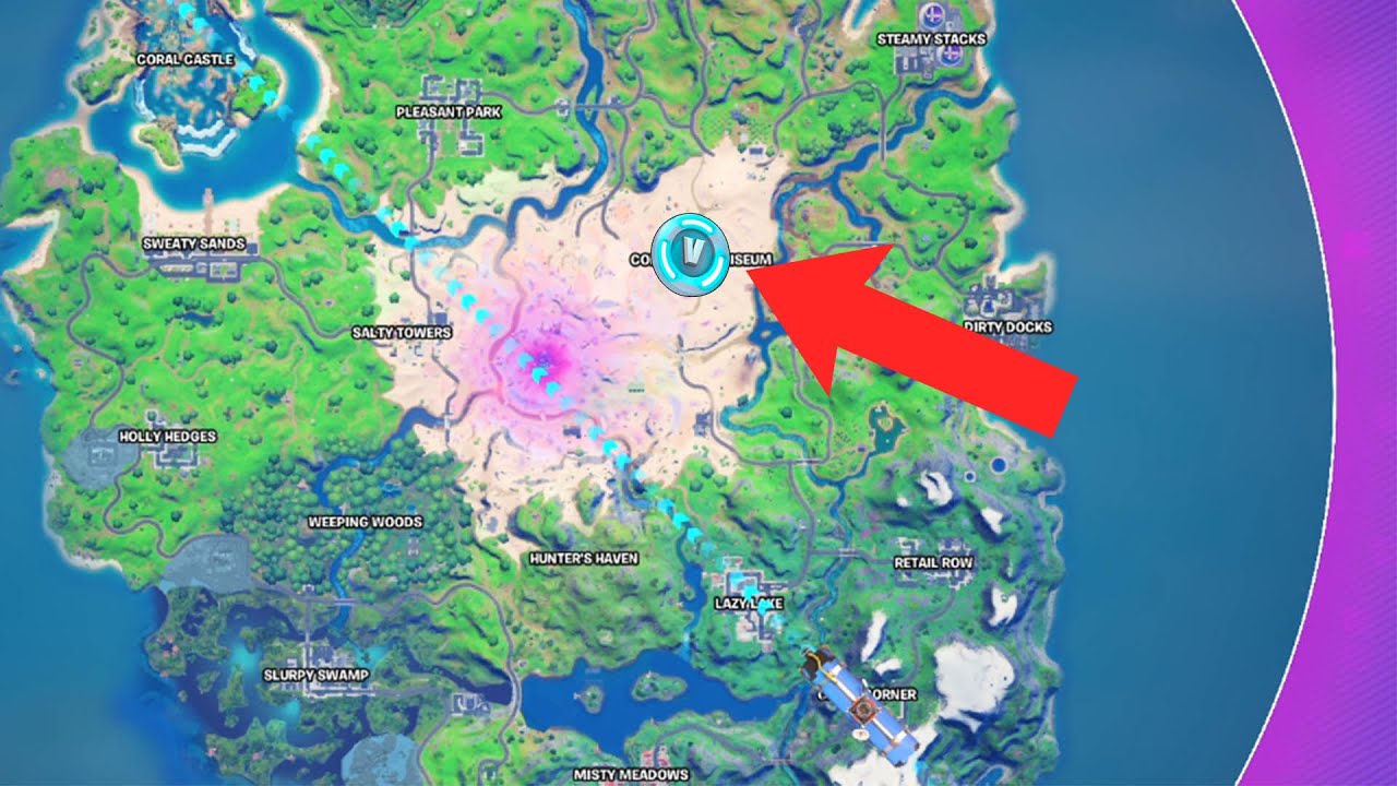 J'ai trouvé 1,000 VBUCKS sur la map de Fortnite !!? - YouTube