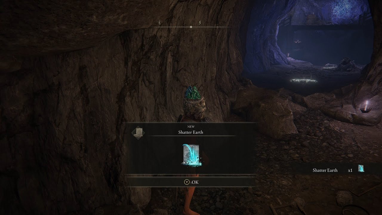 Elden Ring - Crystal knife And Shatter Earth Spell Location (Raya ...