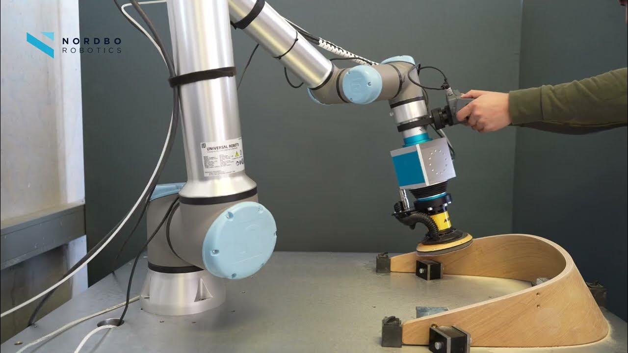 Mimic Sander x Mirka • Nordbo Robotics - YouTube