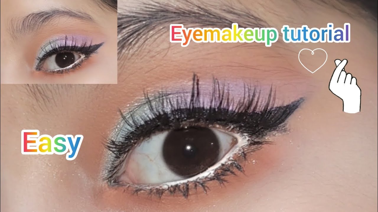 eyemakeup tutorial/easy colorfull eyemakeup #eyemakeuptutorial # ...