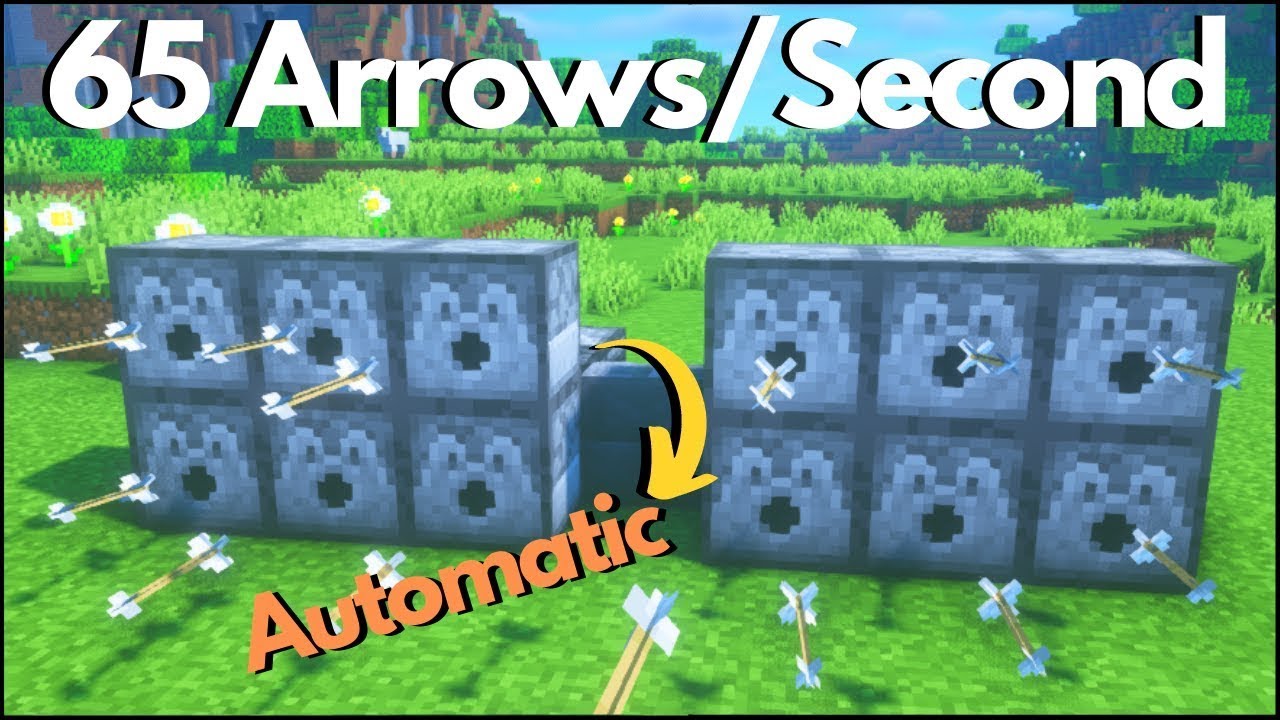 Minecraft: Rapid Fire Machine Gun (Tutorial) - YouTube