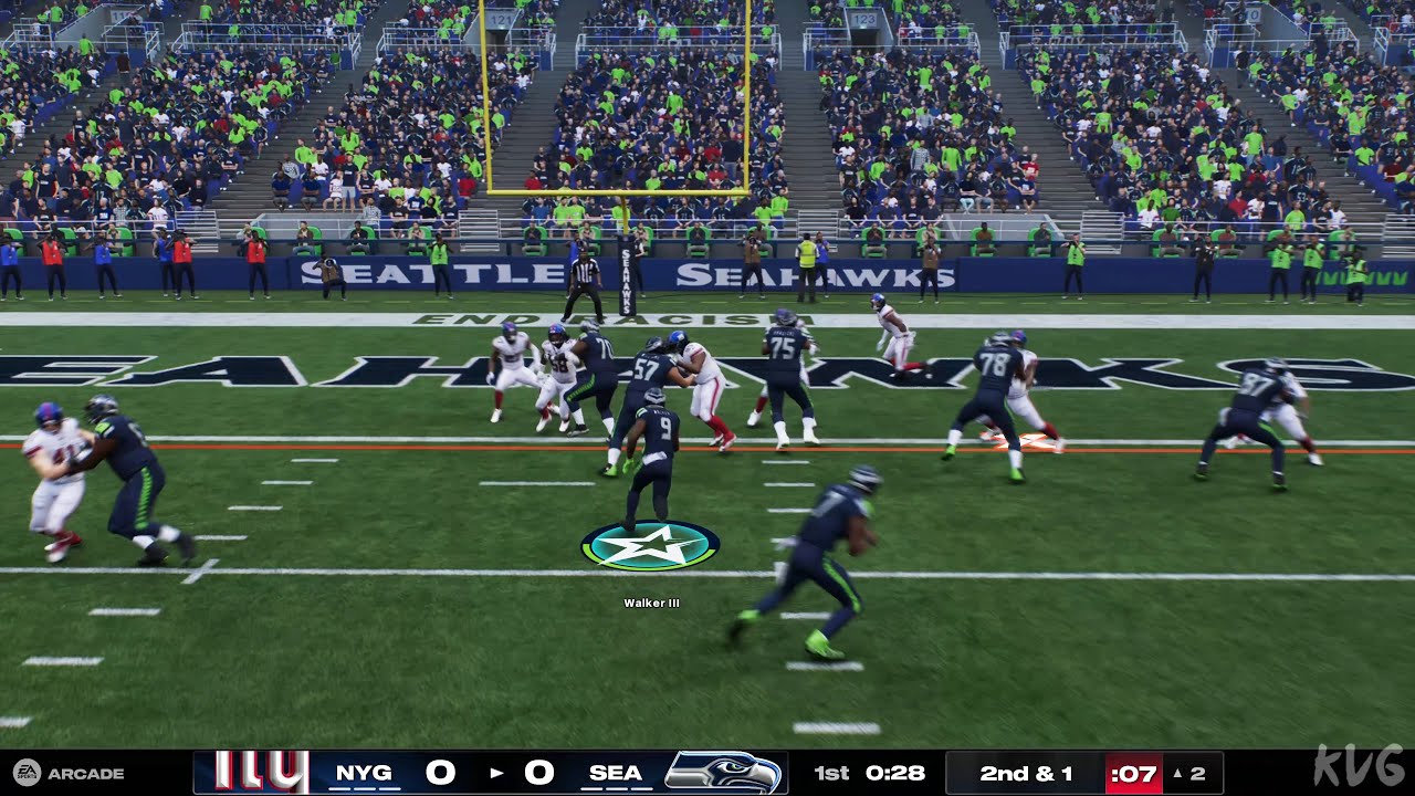 Madden NFL 25 - New York Giants vs Seattle Seahawks - Gameplay (PS5 UHD ...
