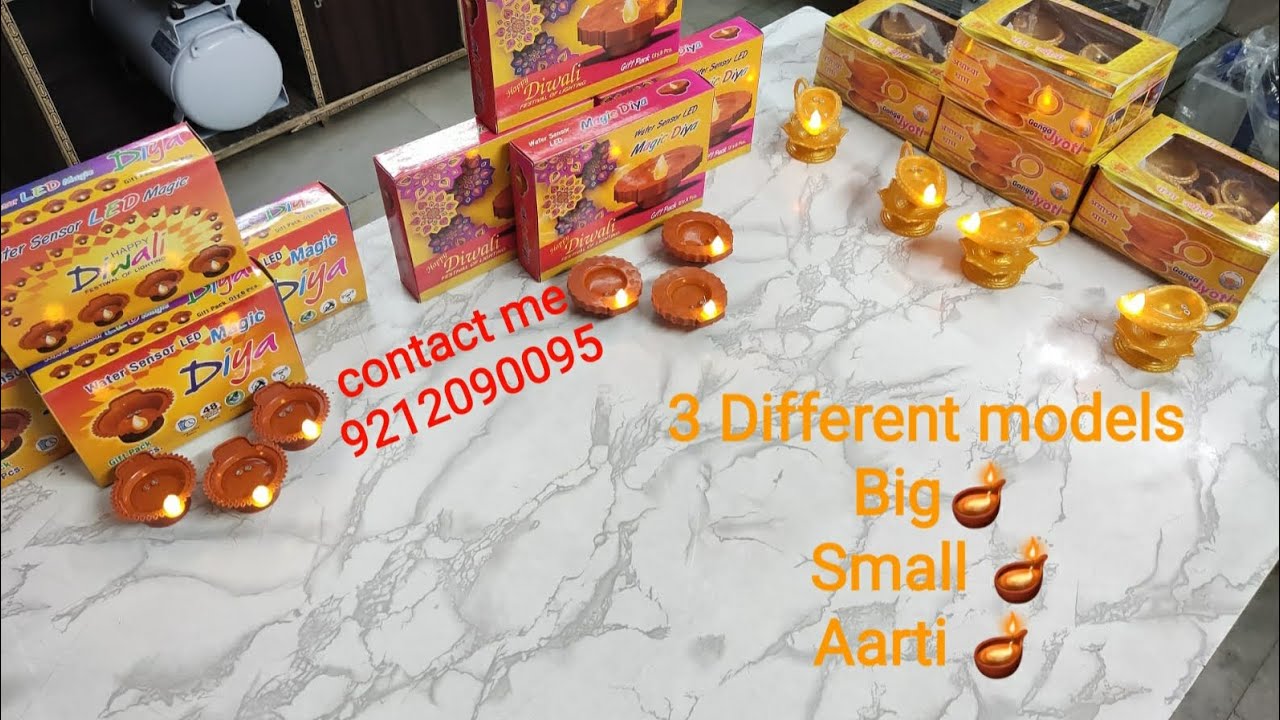 Water sensor led magic diya Rs. 8.5/-🪔Diwali decoration 🪔 made in 🇮🇳 🪔 ...