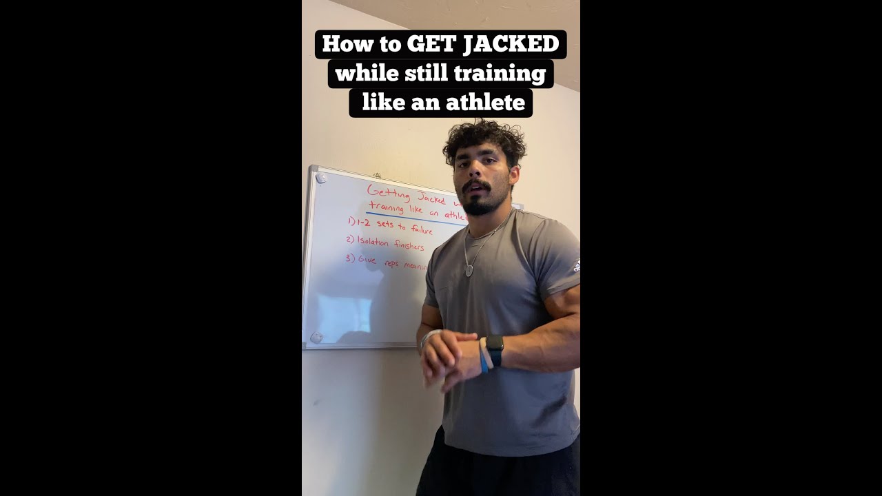 How to GET JACKED while still training like an athlete - YouTube