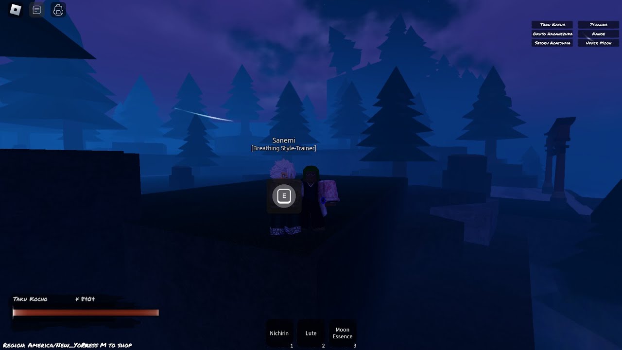 NEW! Wind Breathing Location | Demon Slayer: Midnight Sun on Roblox ...