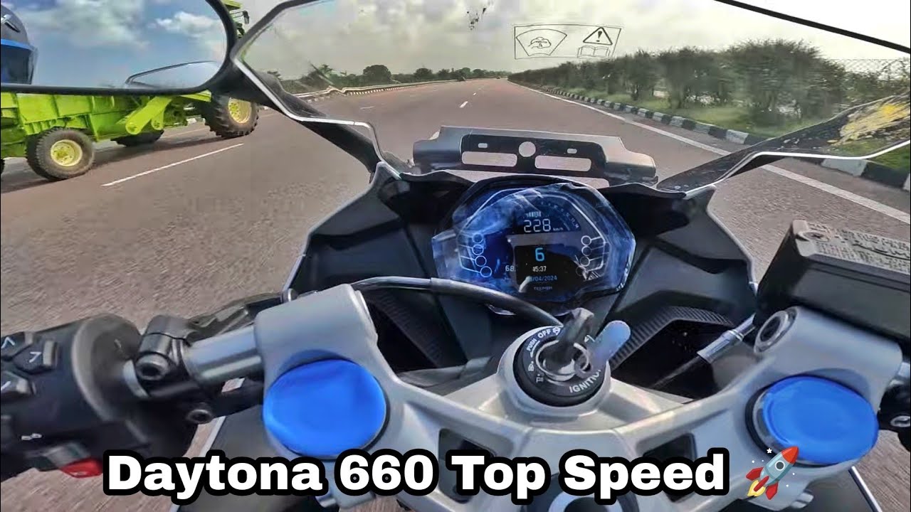 Daytona 660 Top Speed