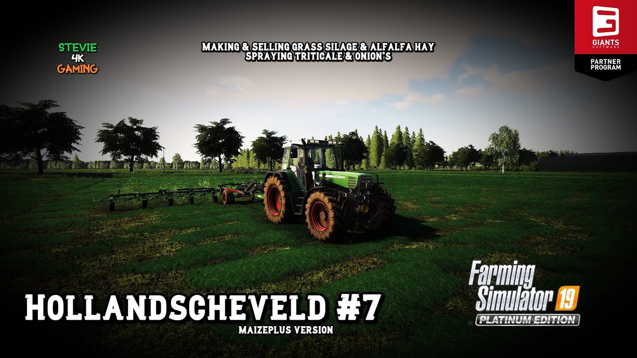 Spraying/Making & Selling Silage & alfalfa hay bales/Hollandscheveld/#7 ...