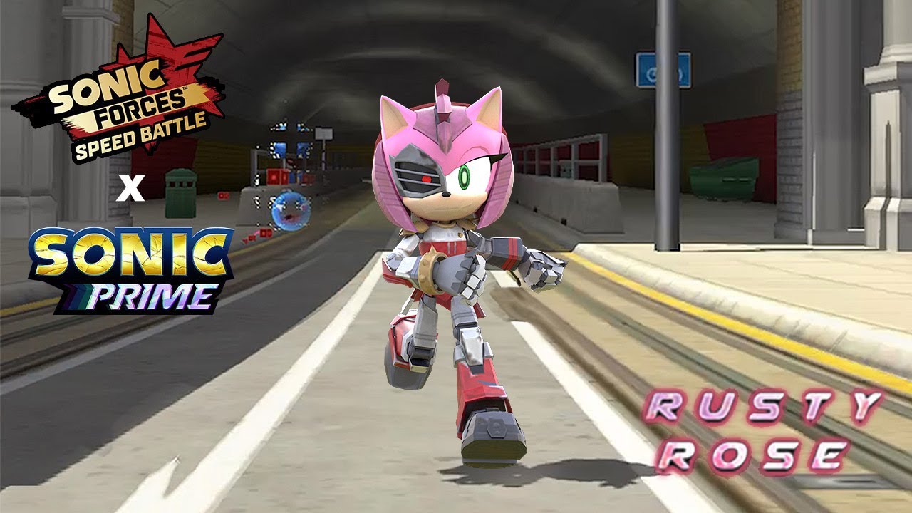 Rusty Rose Character Showcase Sonic Forces Speed Battle X Sonic Prime Youtube