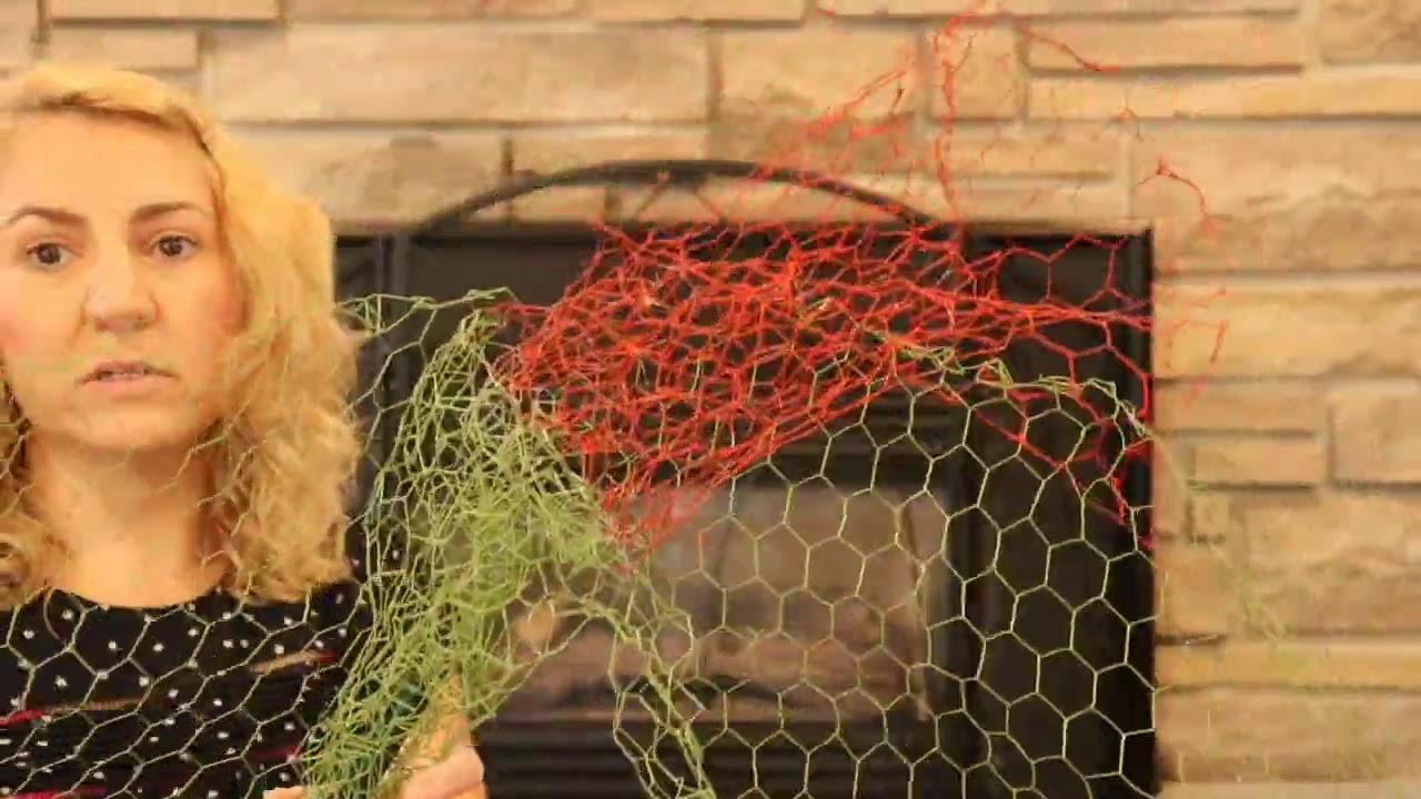 Chicken Wire Art (for first time) - YouTube