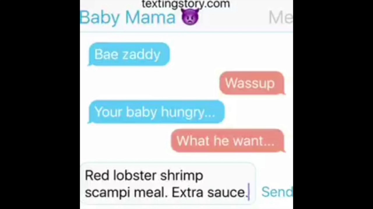 HOW BABY MAMA TEXTS BE - HILARIOUS TEXTING STORY !!! - YouTube