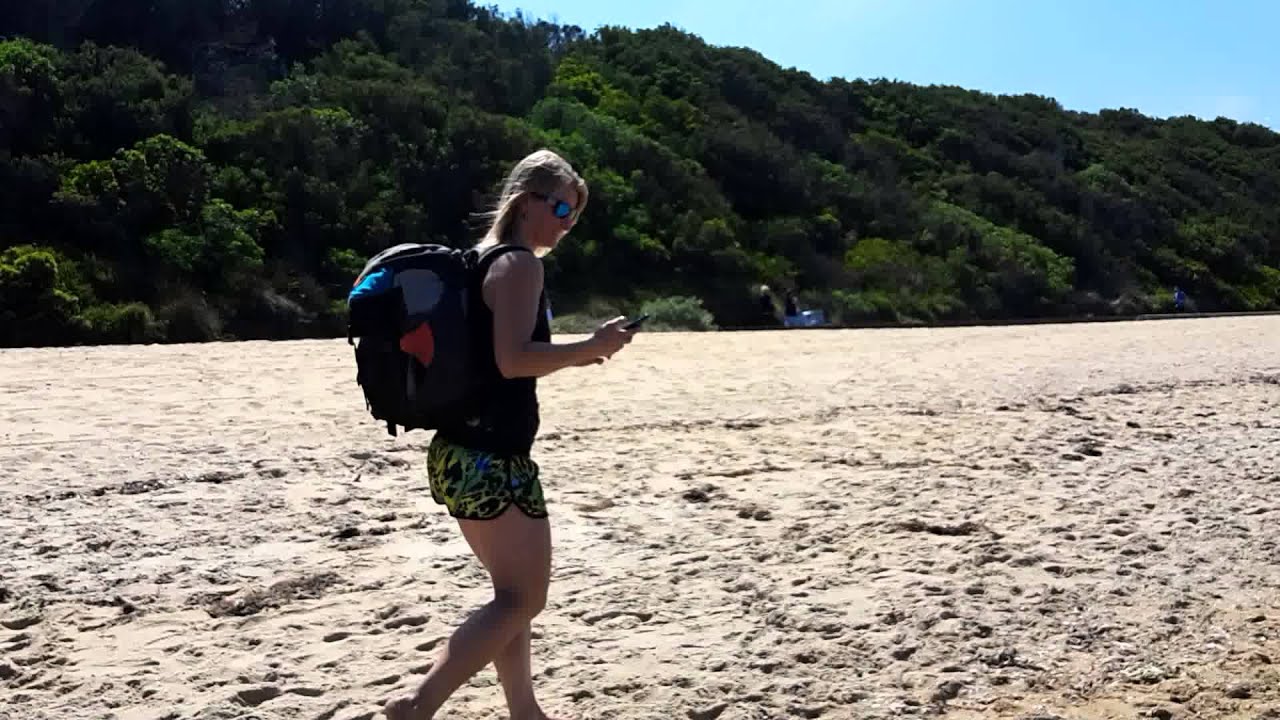 random aussie beach w kat - YouTube
