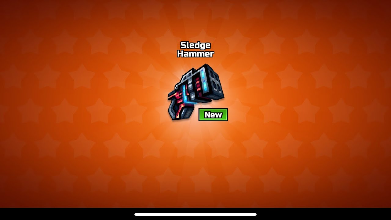 Rumble In a Backup??? Sledge Hammer 🔨Review | Pixel gun 3d - YouTube