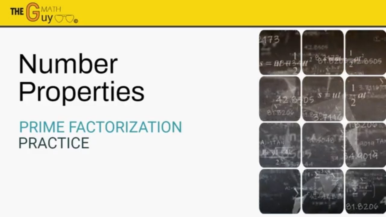 Number properties. Prime factorization [Practice] - Crash Course GMAT ...