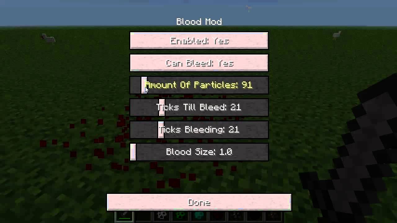 Mod Review : Blood Mod [Blut] - Minecraft 1.4.7 [HD/German/Deutsch ...