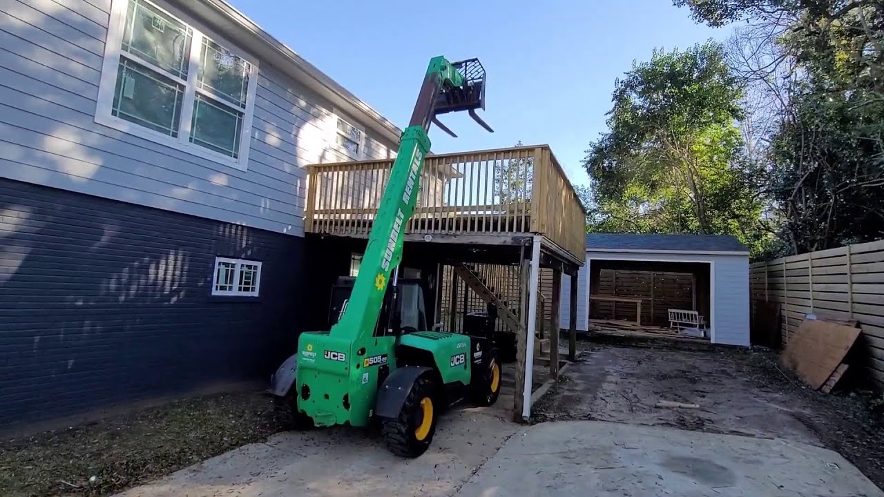 Learning to drive a Fork Lift Mini Lull! - YouTube