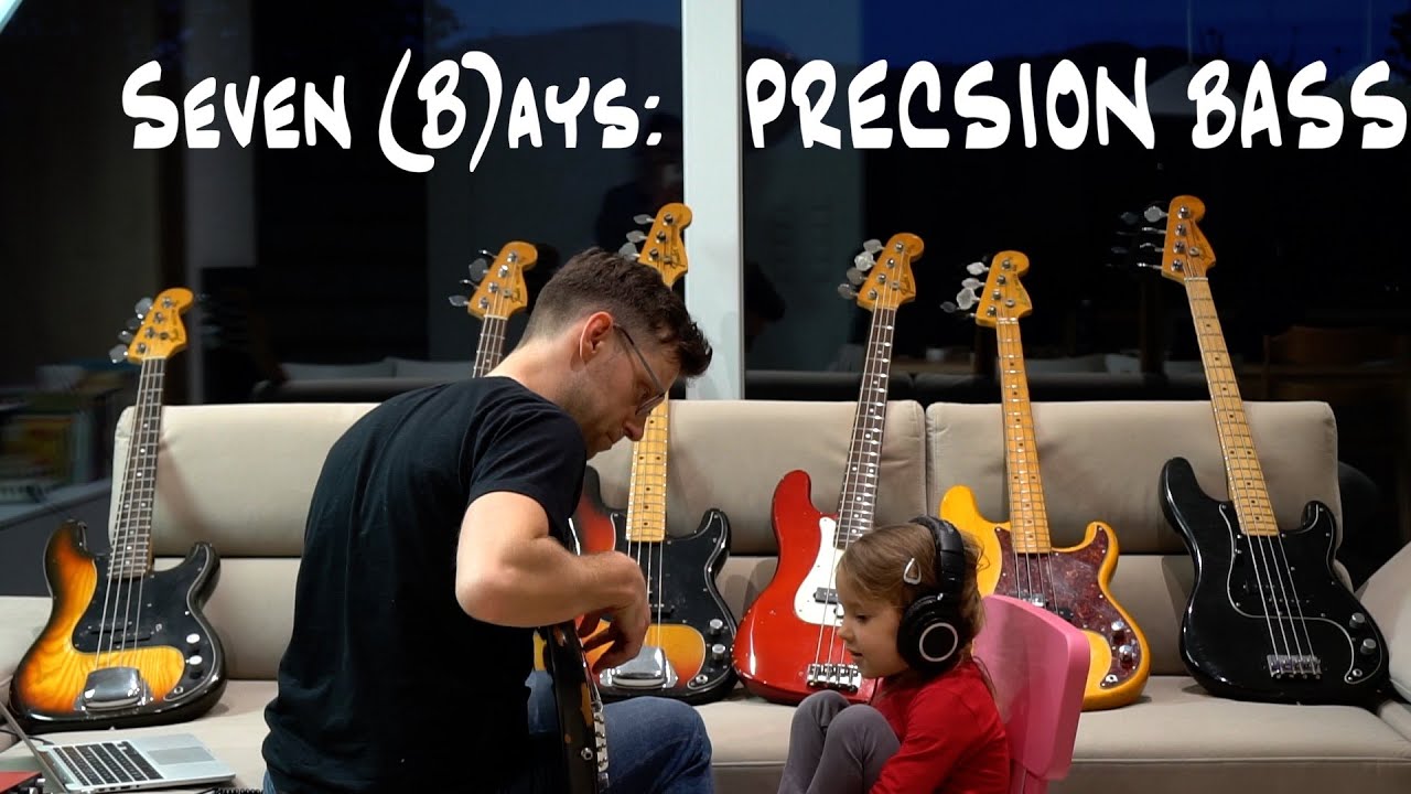 Seven Ba(y)s - Precision Bass (70's) comparison with unexpected guest ...