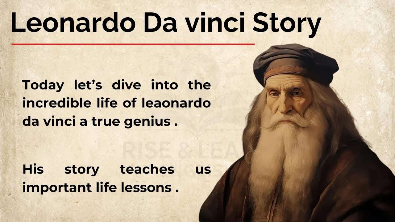 Leonardo da Vinci's Story | Learn English Through Story | Graded Reader ...