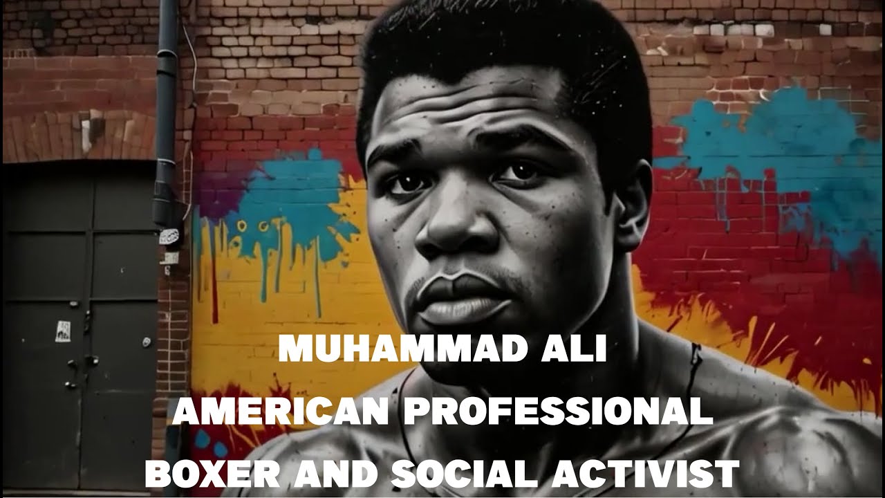 Muhammad Ali American professional boxer and social activist iconic ...