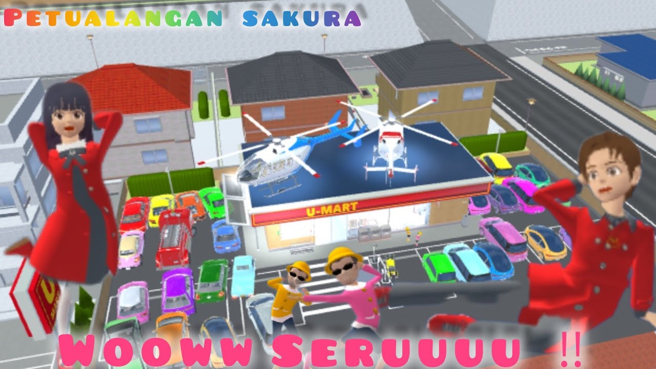 Yuta dan Mio mengumpulkan semua mobil yang ada di kota sakura🥳 drama ...