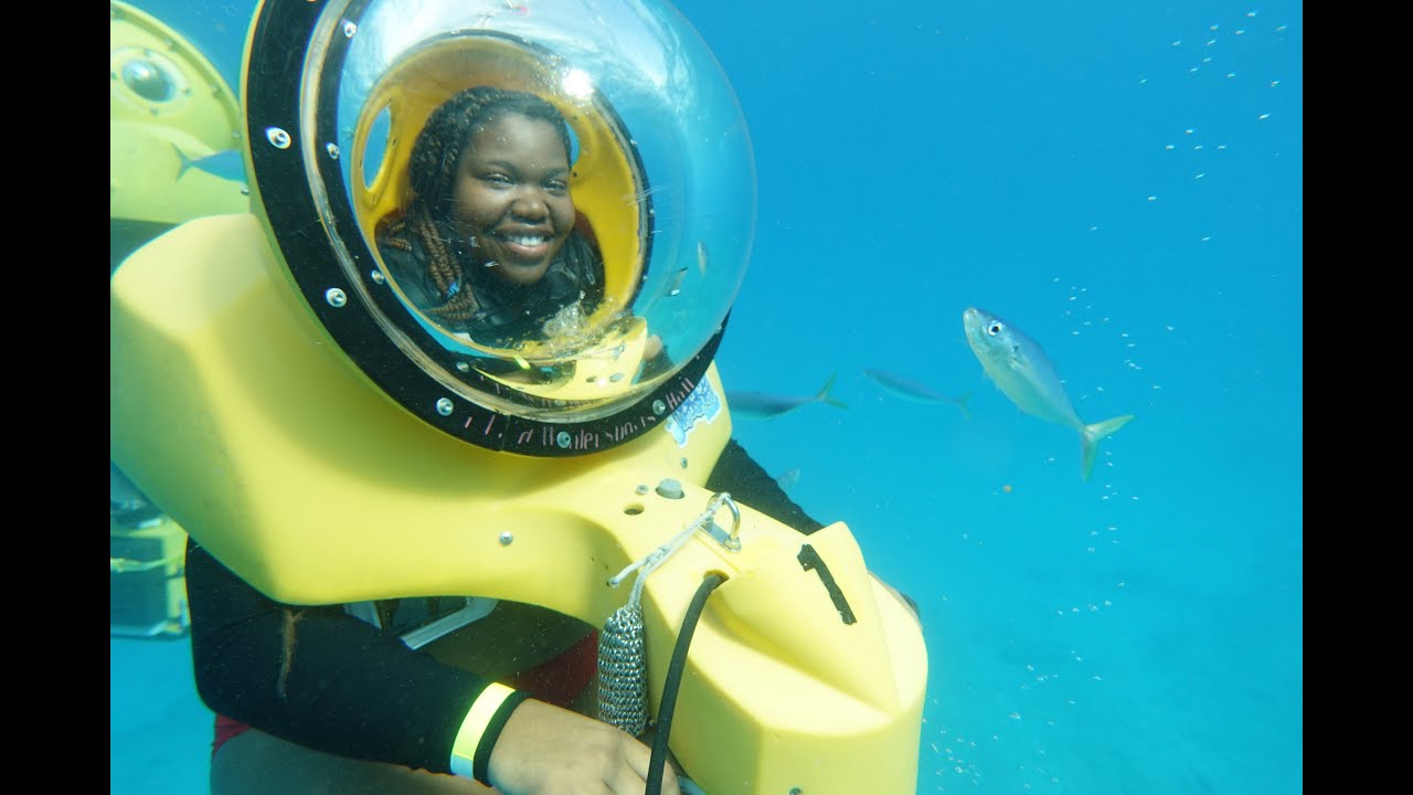 Luau & Snuba Scooters in Hawaii!! - YouTube
