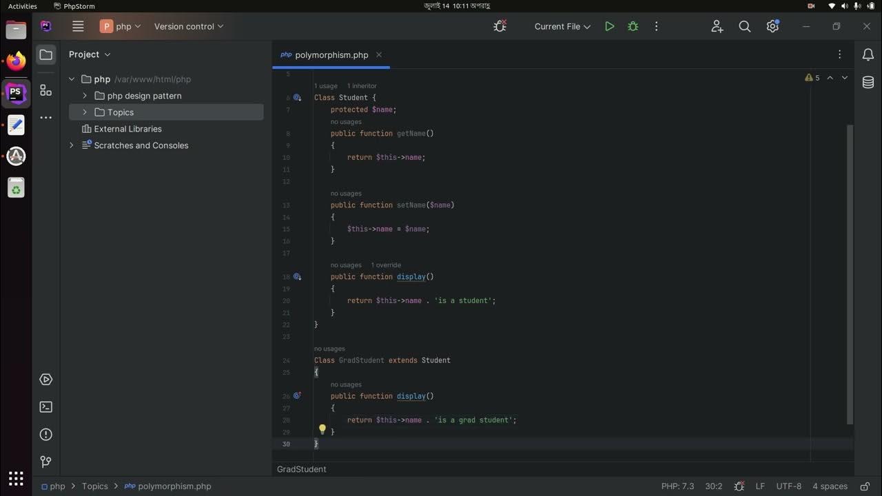 PHP Tutorials: PHP OOP: Explaining polymorphism in PHP - YouTube