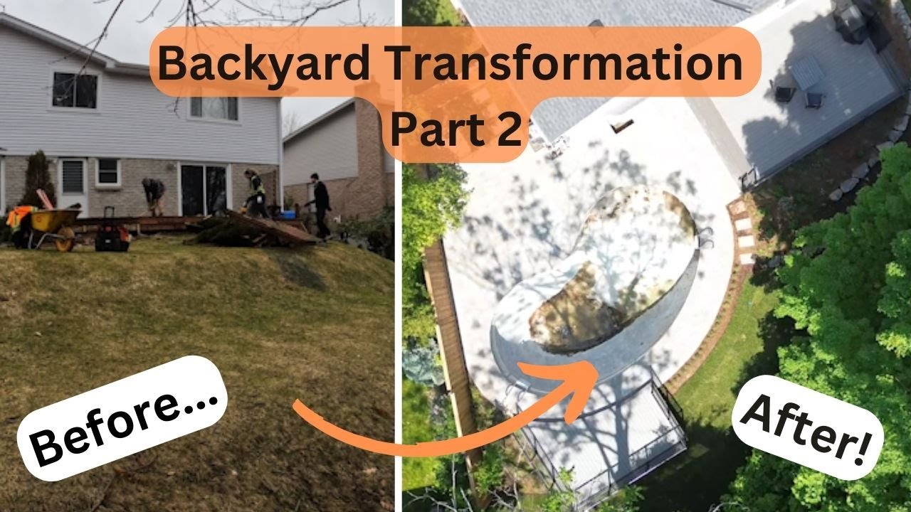 Backyard Landscape Transformation - Before and After Landscape Time ...