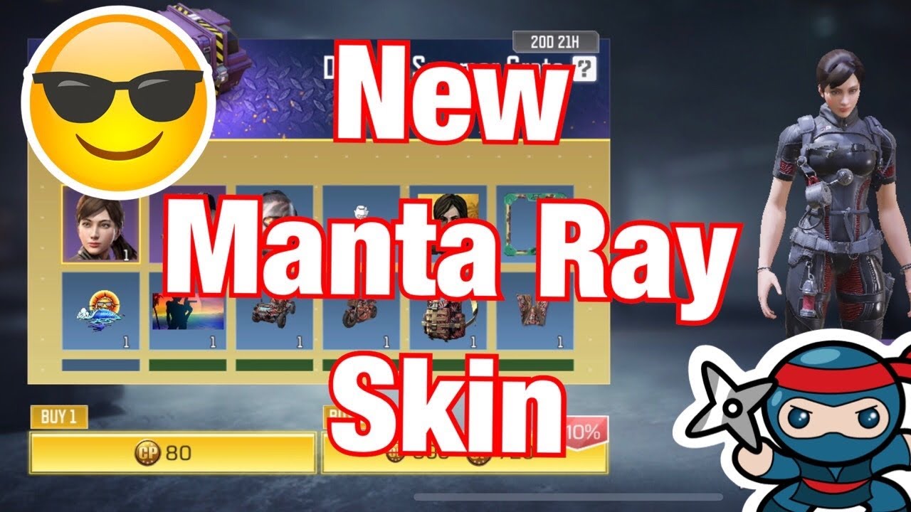 COD Mobile: New Manta Ray Skin Crate Opening - YouTube