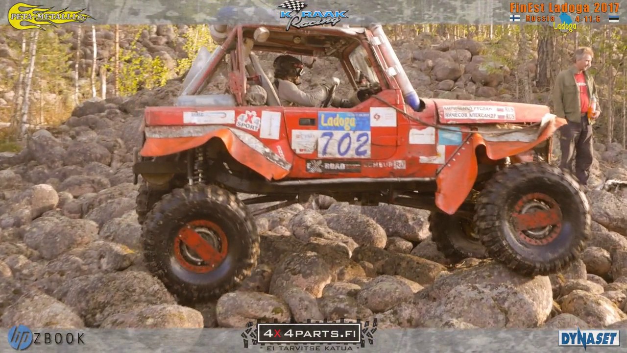 Ladoga Trophy 2017 Day 5 -Cars on Moraine lakes - YouTube