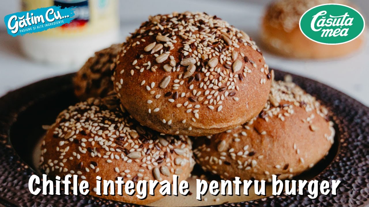 Chifle integrale pentru burger - YouTube