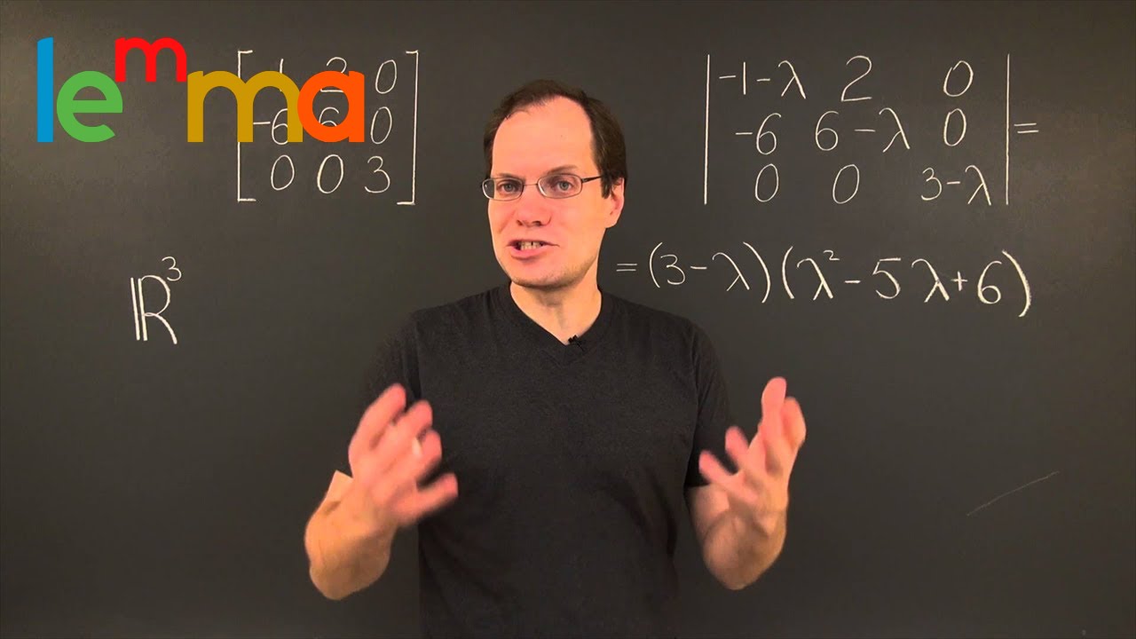 Linear Algebra 16h2: Repeated Eigenvalues and the Algebraic ...