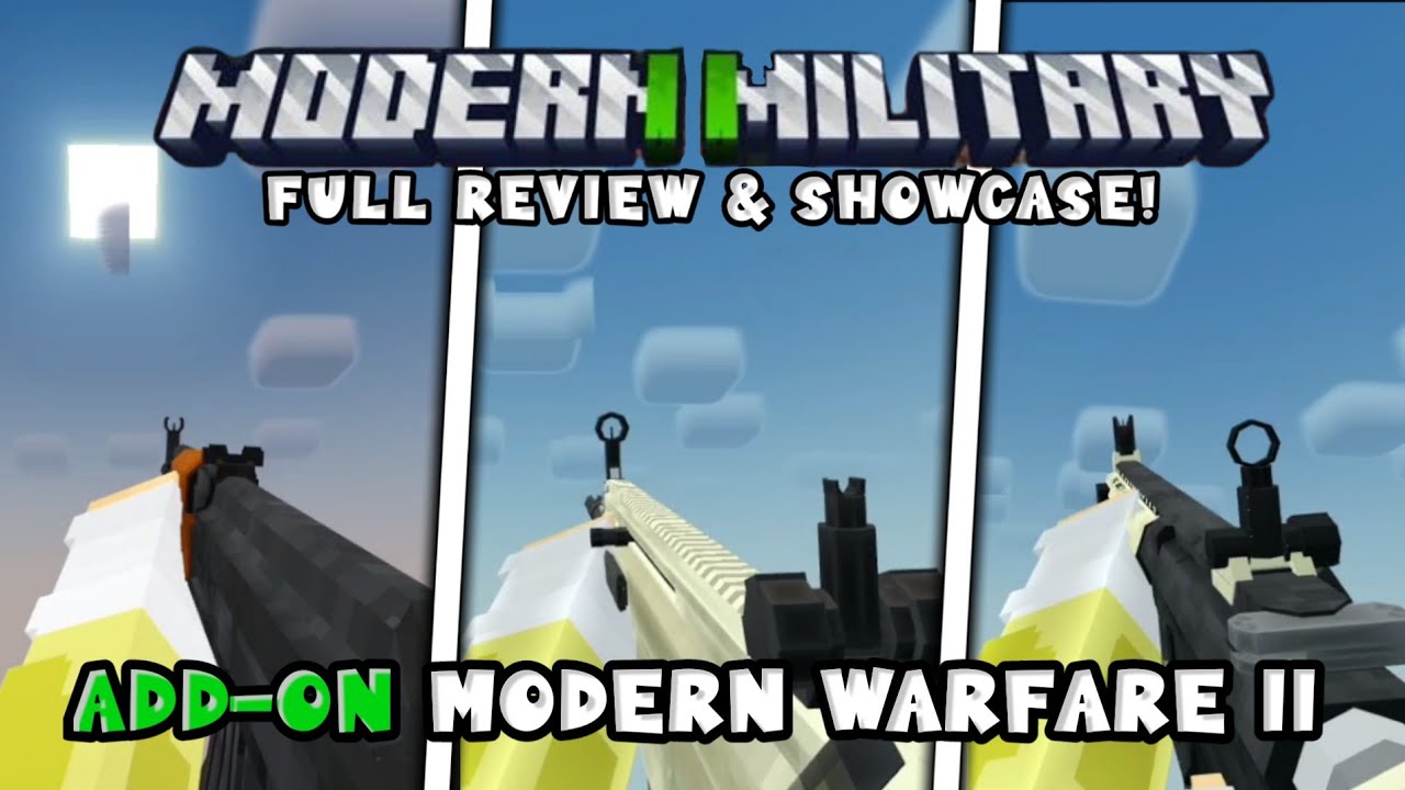 MODERN MILITARY ADD-ON FOR MINECRAFT 1.20+!! | MODERN WARFARE 2 | Add ...