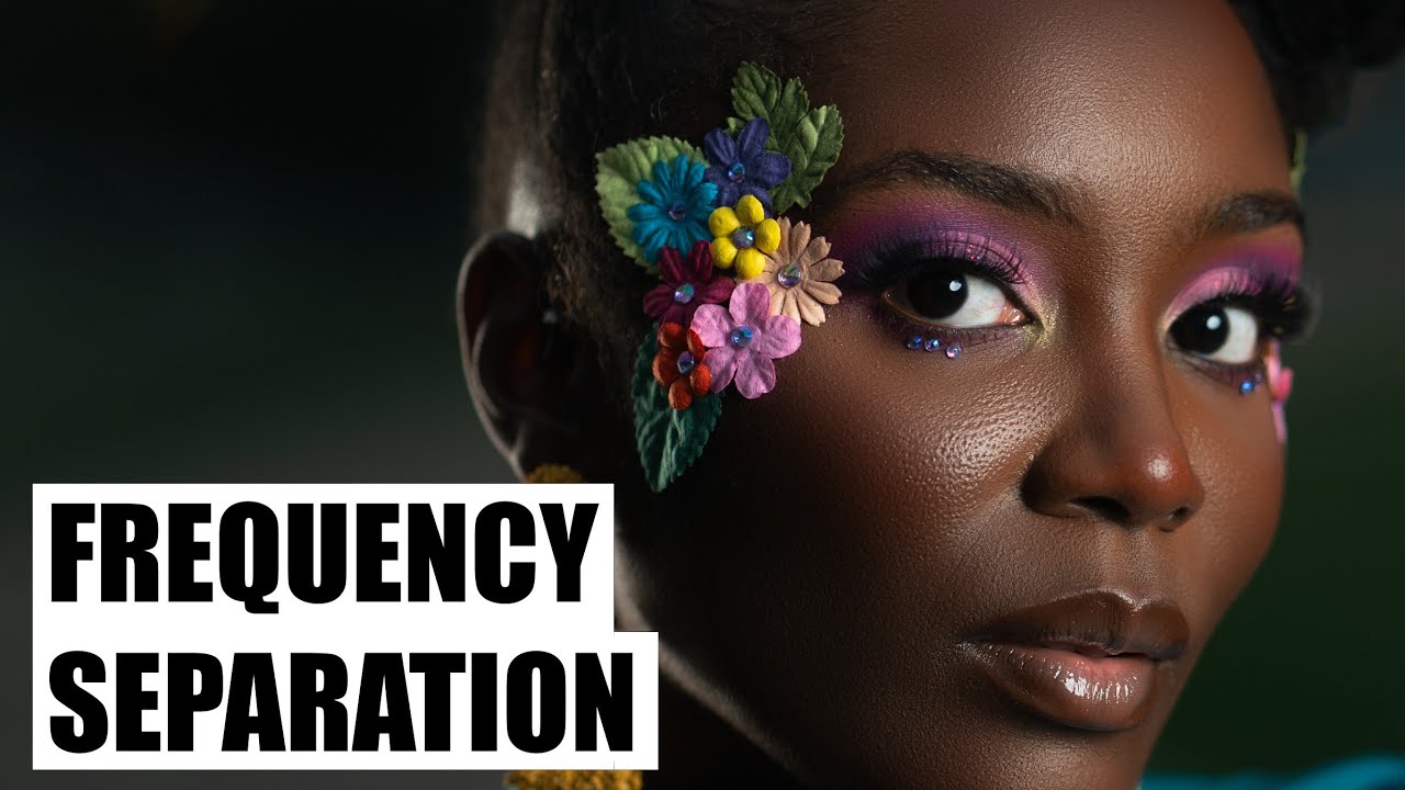 Photo retouching - using frequency separation (in Adobe Photoshop ...