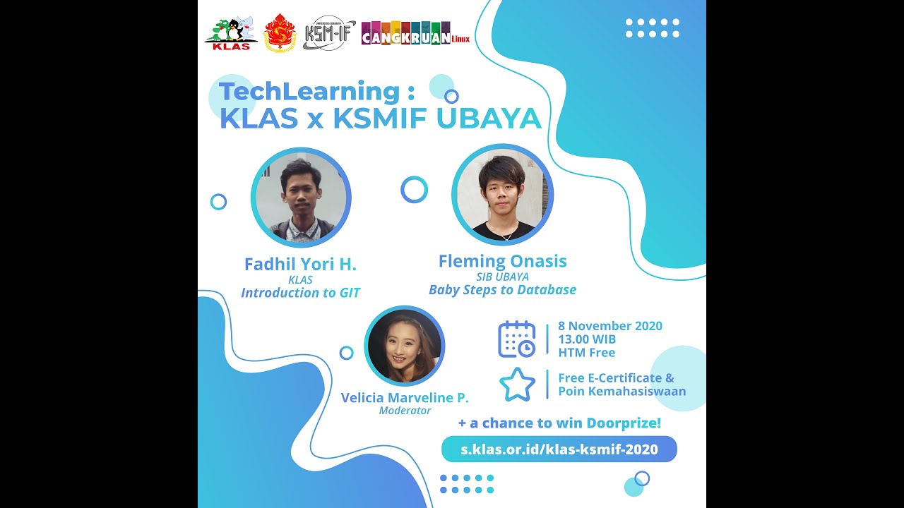 Cangkrukan KLAS: Techlearning KLASxKSMIF UBAYA - YouTube
