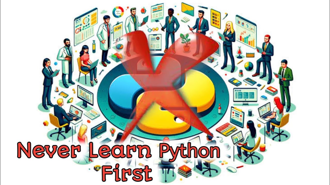 Never Learn Python Firstcoding Hand Youtube
