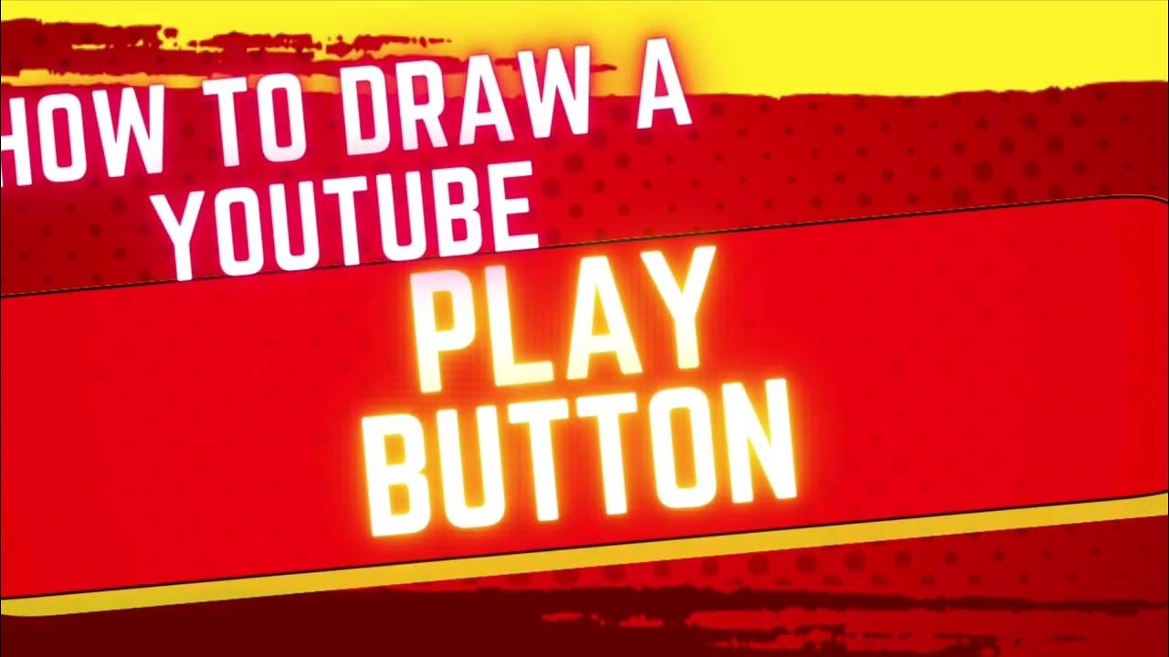 How to draw a YouTube play button - YouTube