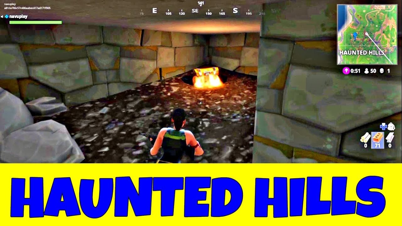 FORTNITE NEW LOCATION *HAUNTED HILLS* (LOOTING EVERYTHING ...