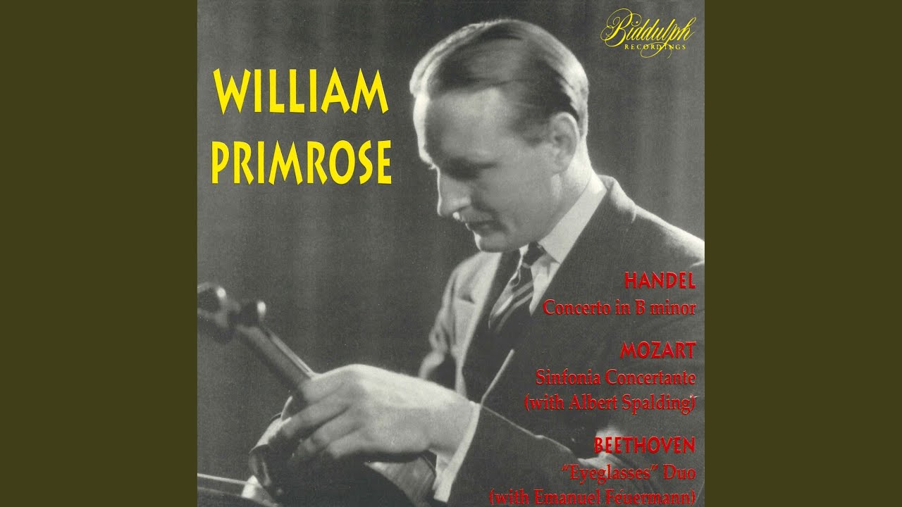 Viola Concerto in B Minor in the Style of Handel: III. Allegro molto ...