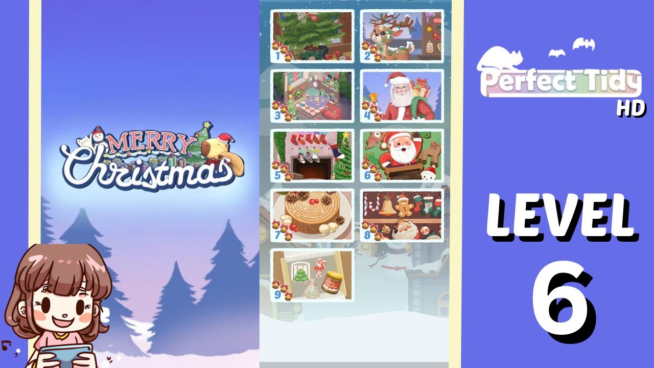 Perfect Tidy Christmas Level 6 Complete Walkthrough - YouTube