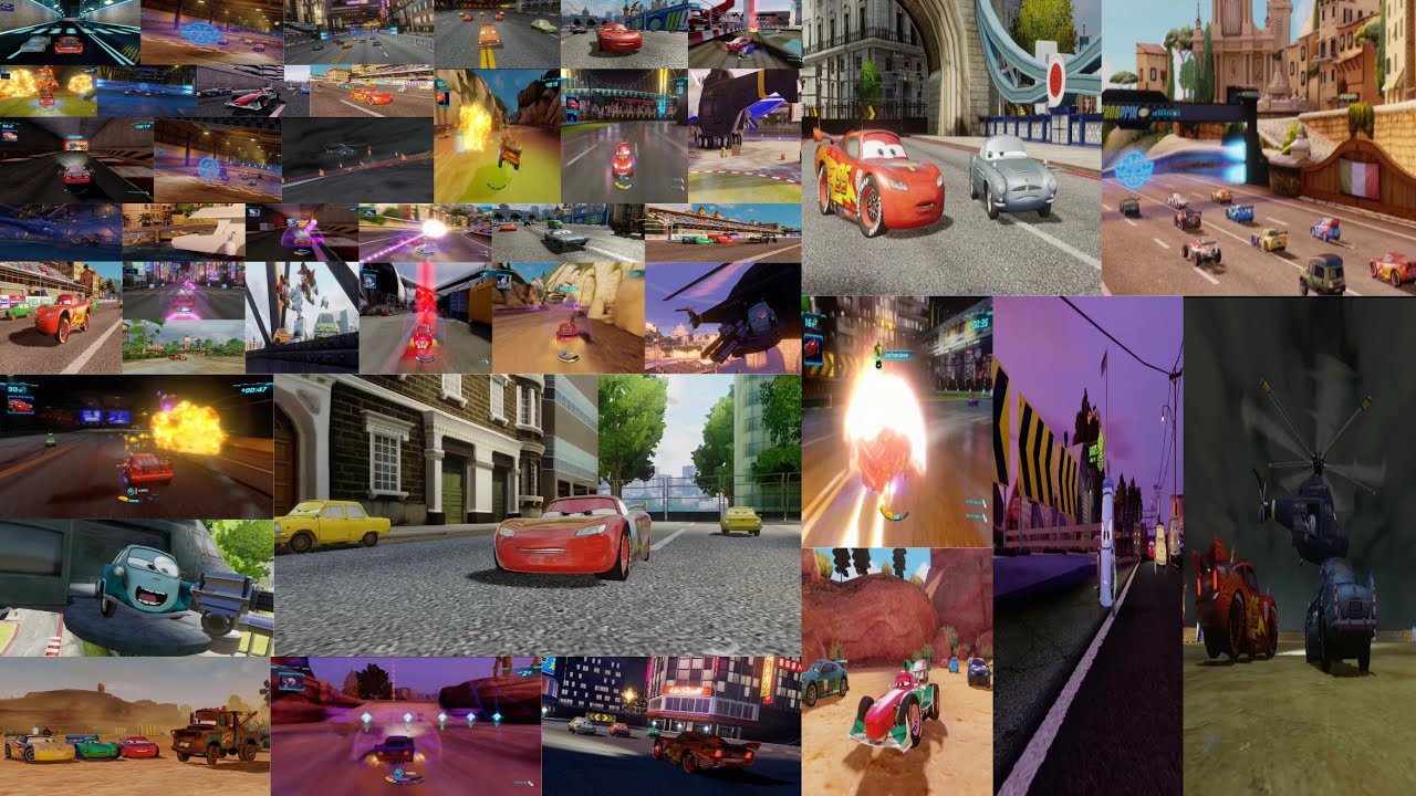 Cars 2 The Video Game Lightning McQueen on Full Game Walkthrough - YouTube