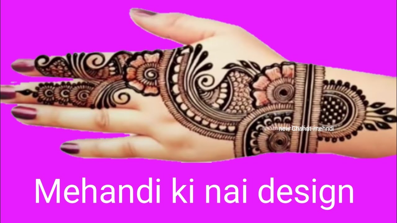 easy beautiful Arabic Hina mehndi new design - YouTube