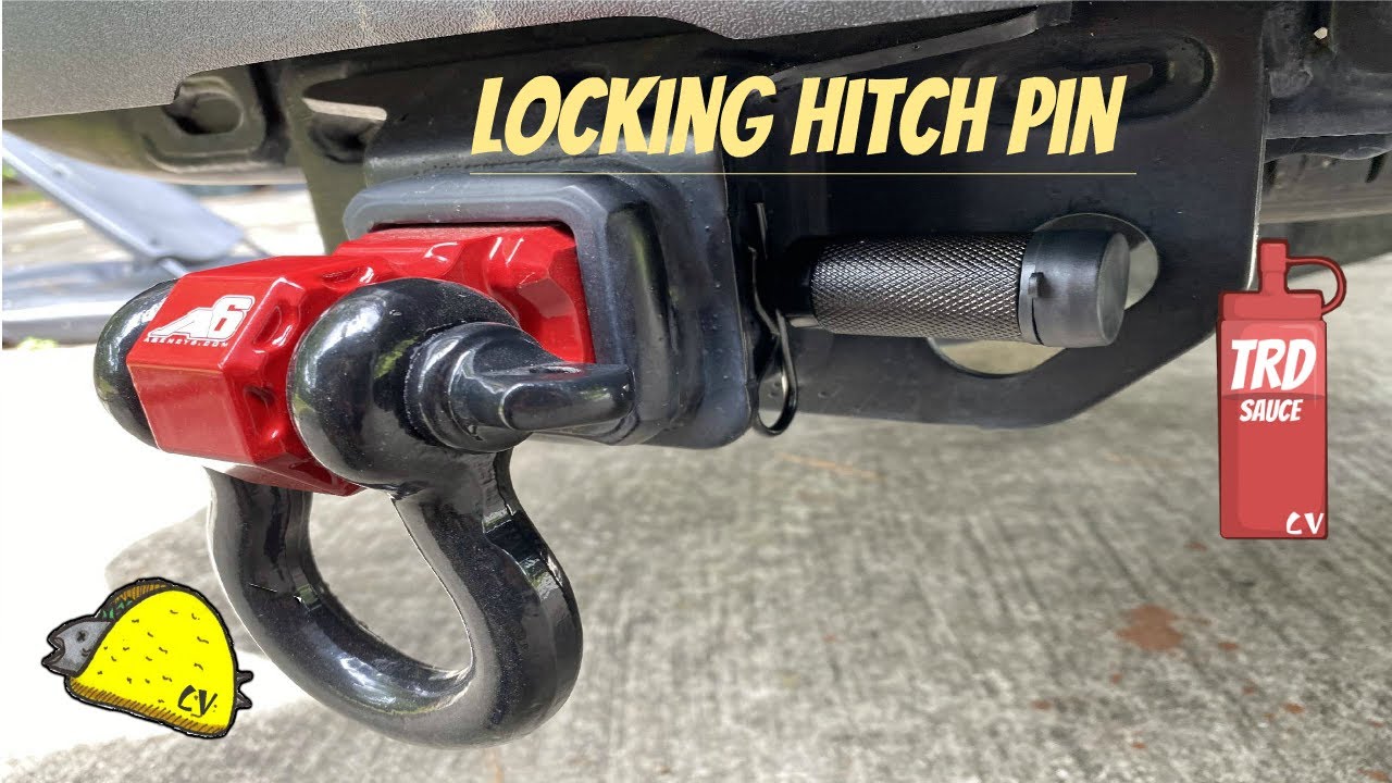 Toyota Tacoma | Locking Hitch Pin Install | (2017 Tacoma) - YouTube