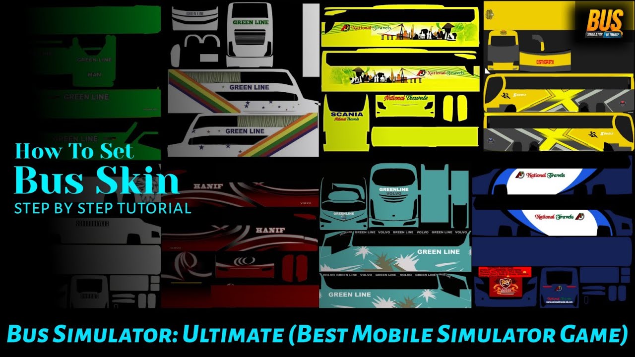 How To Set Bus Skin In Bus Simulator Ultimate | Sourav Gaming - YouTube