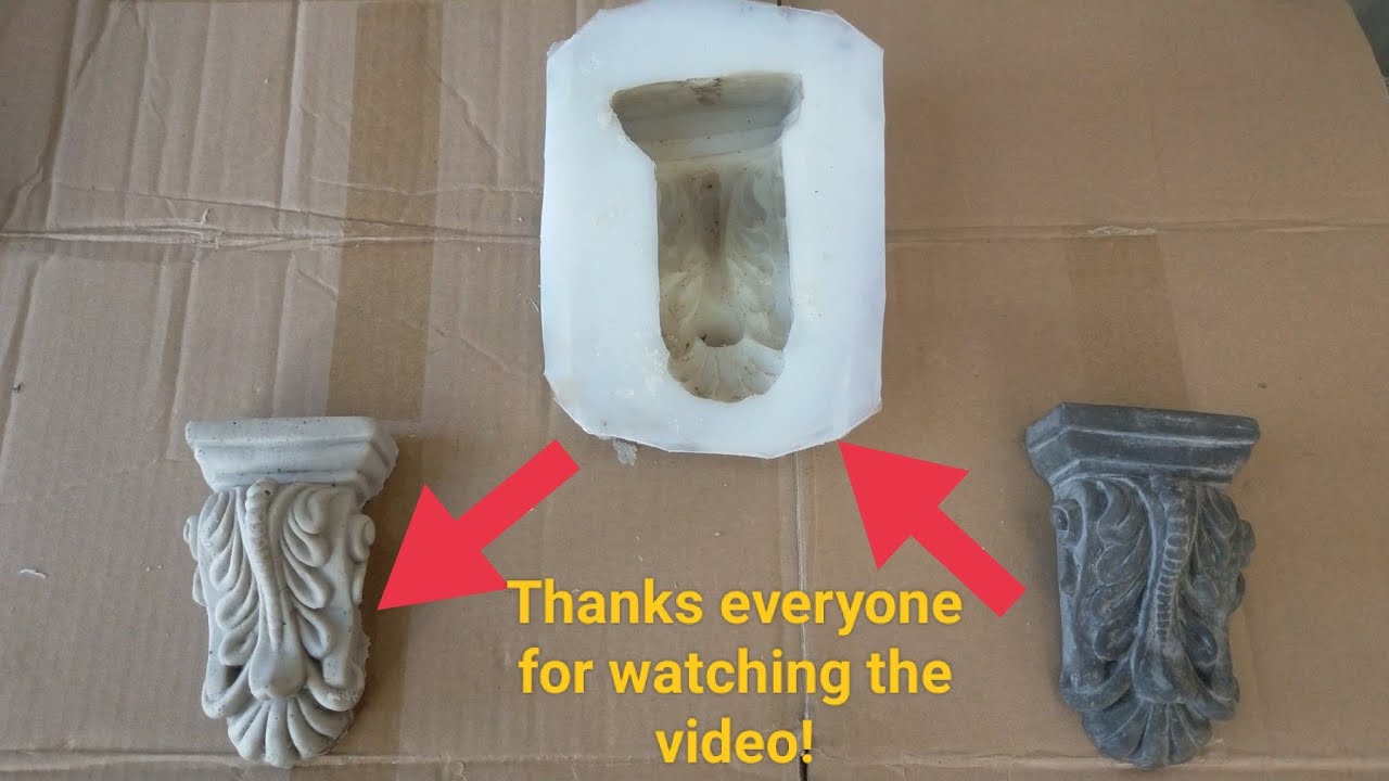 Creating molds and casting bas reliefs - YouTube