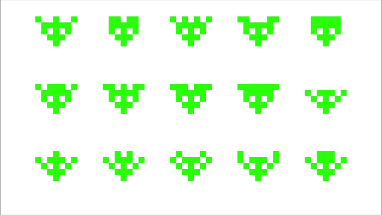 1-20 . (7x7) │ pixel characters & logo design ideas - YouTube