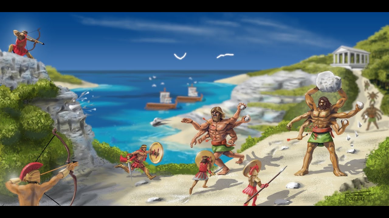 The Gegenees - Greek Mythology - YouTube