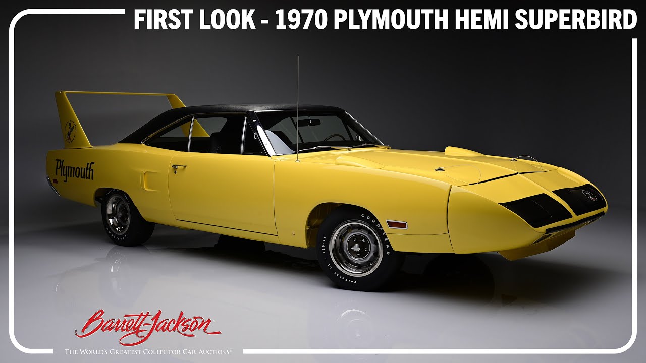 FIRST LOOK - 1970 Plymouth HEMI Superbird - BARRETT-JACKSON 2024 ...
