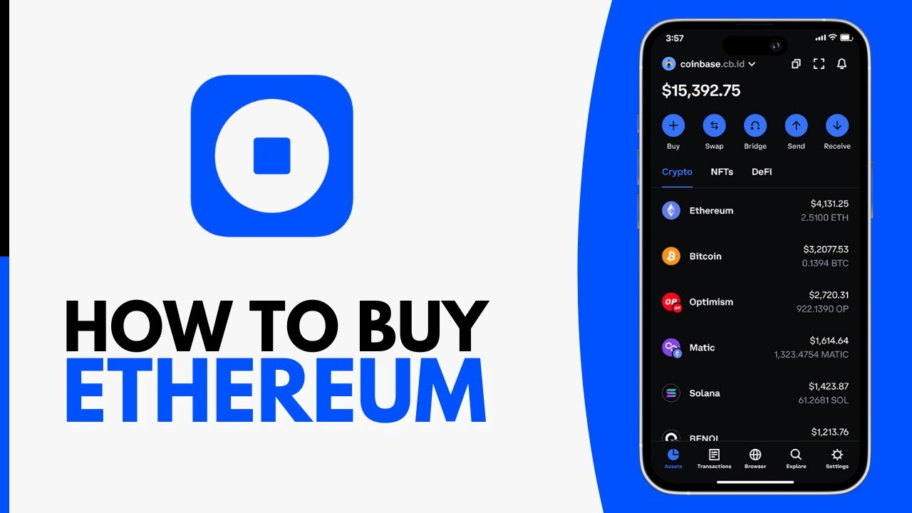 How To Buy Ethereum On Coinbase Wallet - Step by Step - YouTube